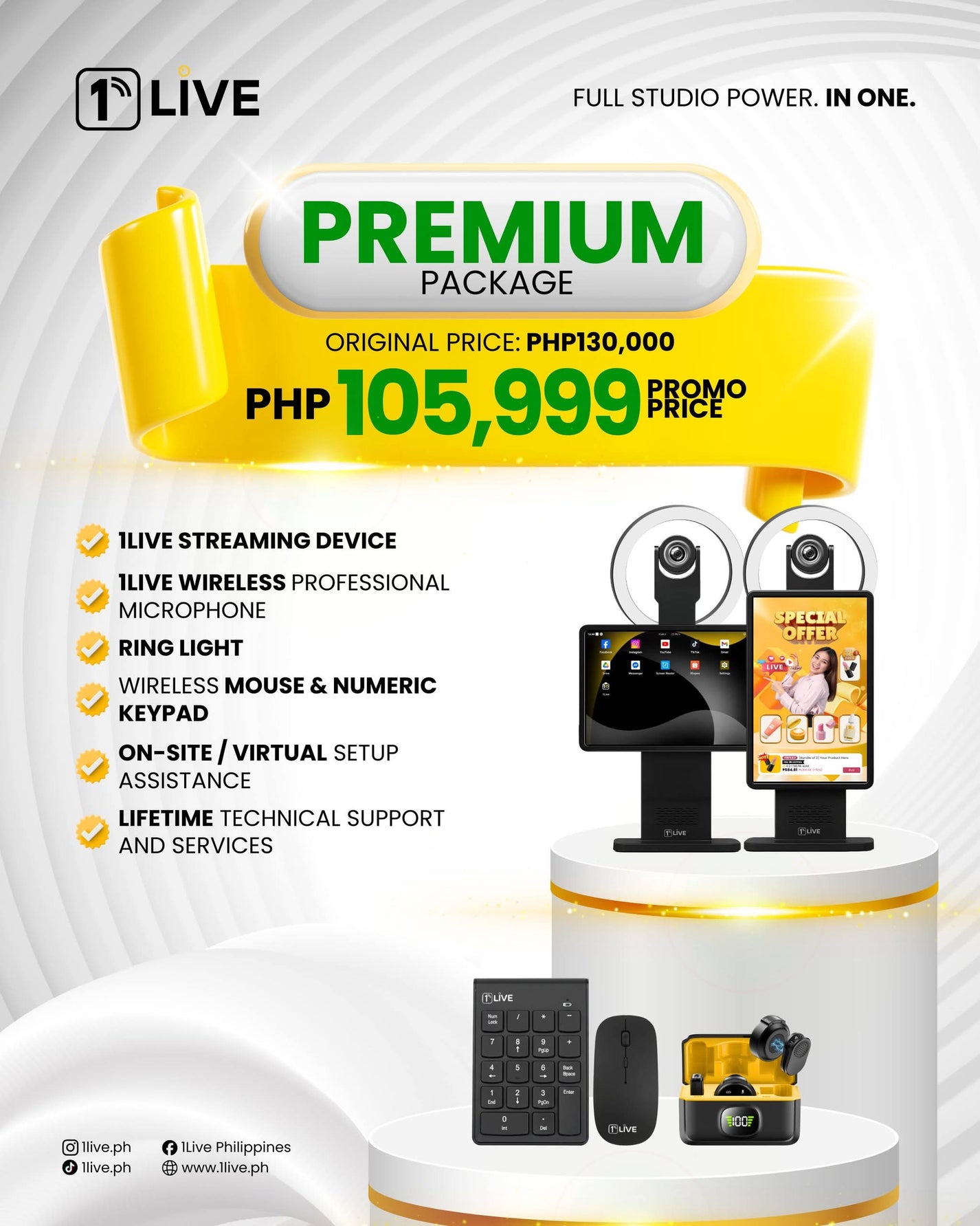 1LIVE PREMIUM PACKAGE – My Store
